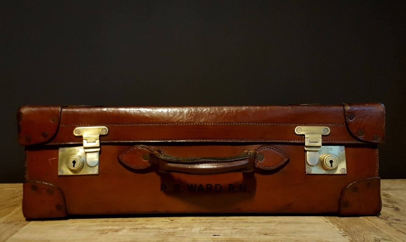 Große sammlung vintage Koffer. - Koffer, antike Koffer, alte Koffer ...