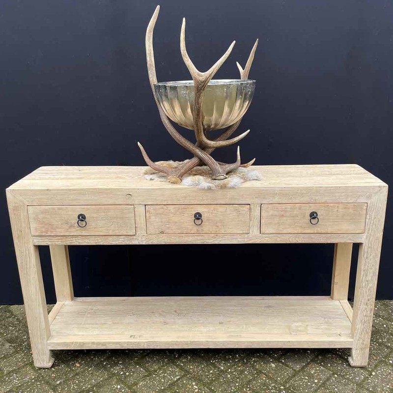 WT 167, Sidetable with 3 drawers - Sidetables - landelijke meubels ...
