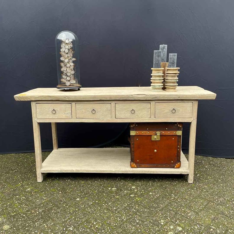 WT 177, Old sidetable with drawers - Sidetables - landelijke meubels ...