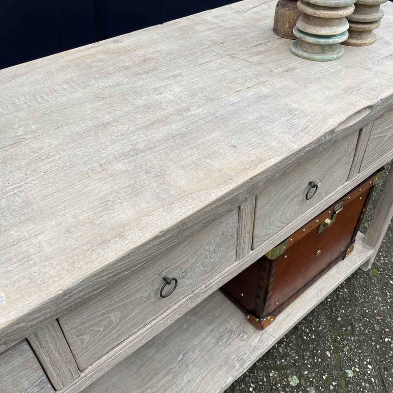 WT 177, Old sidetable with drawers - Sidetables - landelijke meubels ...