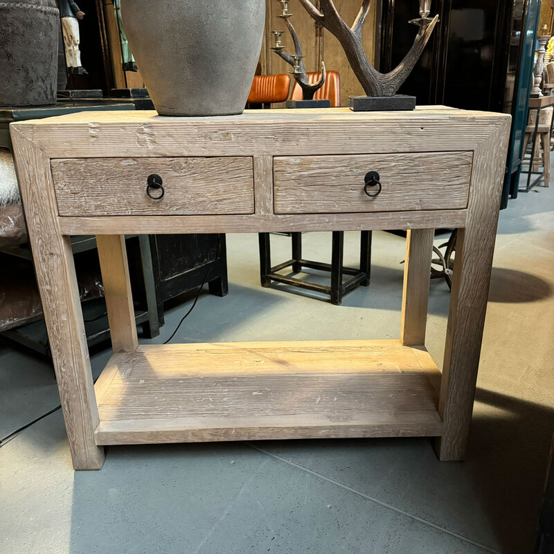 WT 215, Small side table with 2 drawers - Sidetables - landelijke ...